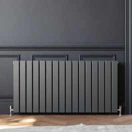 ELEGANT 600x1210mm Anthracite Double Flat Panel Horizontal Designer ...