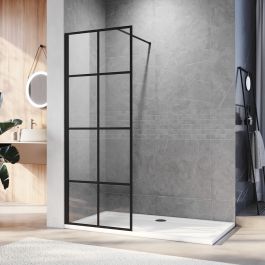 ELEGANT 700x1850 mm Walk in Wet Room Shower Enclosure Shower Screen ...