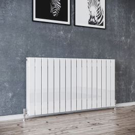 ELEGANT Designer Horizontal Radiator Flat Panel Column Single Double ...