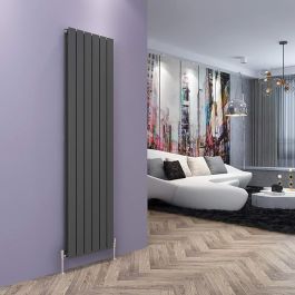 ELEGANT 1800 x452mm Vertical Designer Radiator Column Tall Upright ...