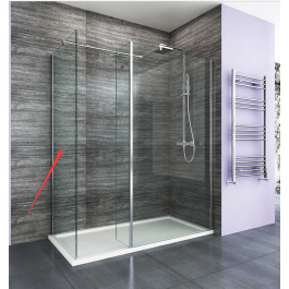 End Panel For 8mm Walk-In Shower Enclosure