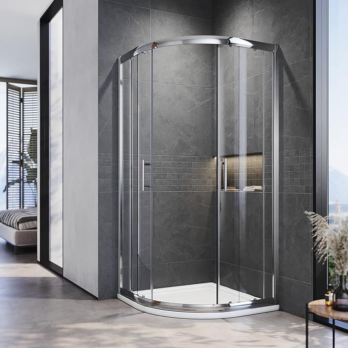 900mm Quadrant Shower Enclosure 6mm Tempered glass Shower Enclosures 900 Quadrant Shower Enclosure