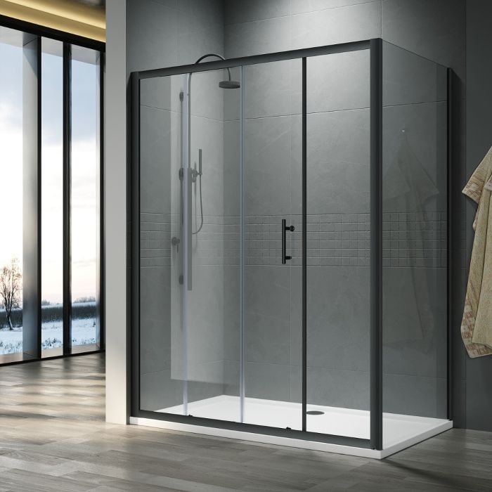 Large Shower Stall Enclosures ELEGANT Sliding Shower Enclosure
