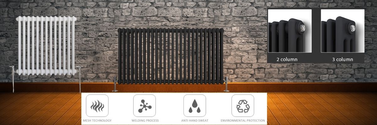 Elegant Column Radiators Design